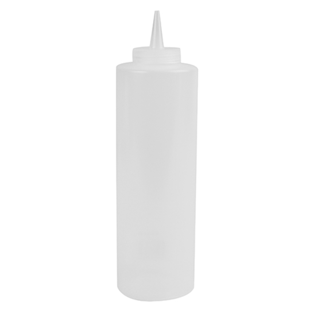 Dressingflaska wide mouth plast transparent 70cl