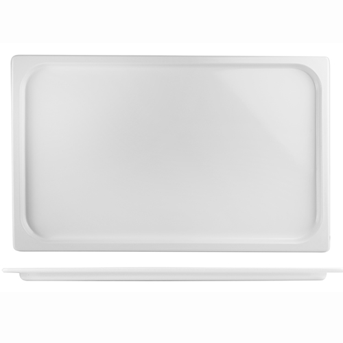 Gastrofat melamin vit GN 1/1-20mm Exxent