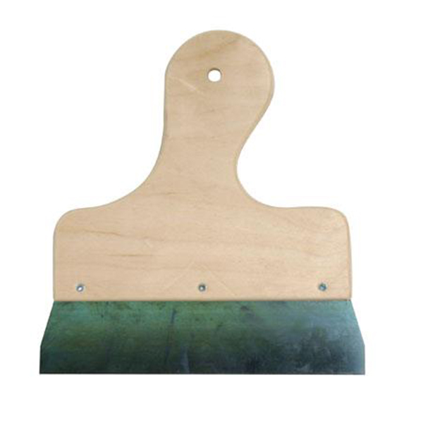 Spackelspade / Stekbordsskrapa 20cm trähandtag