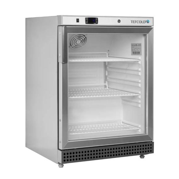 Kylskåp display UR200SG 600x585x855mm glasdörr Tefcold