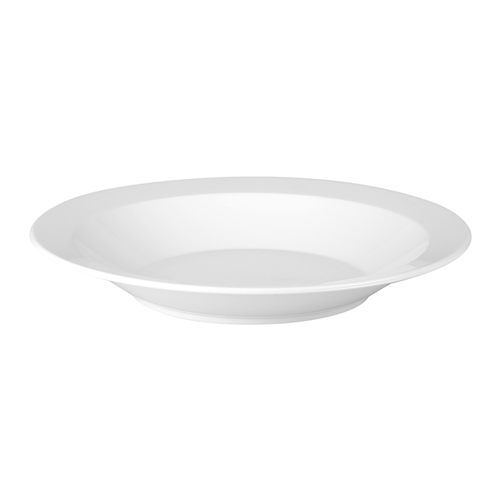 Tallrik PET Progress djup 24cm vit Malko